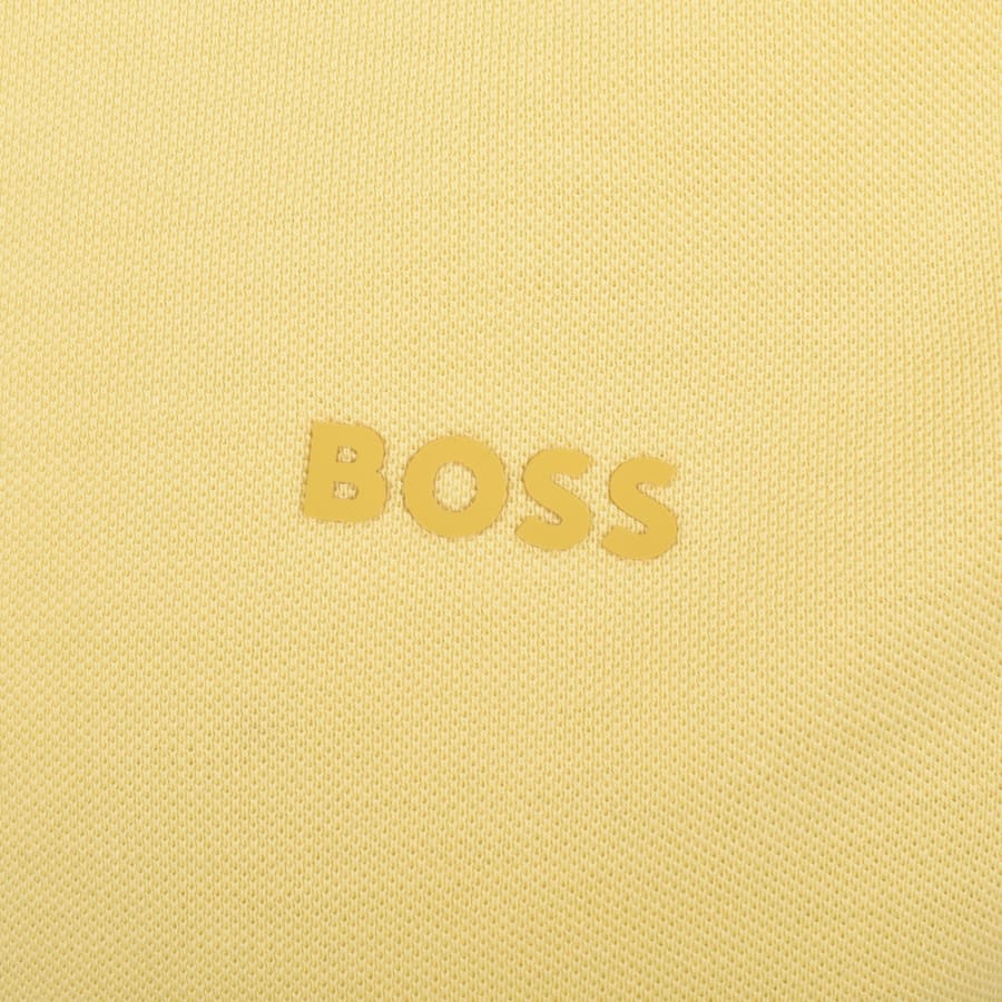 BOSS Prime Polo T Shirt Yellow | Mainline Menswear